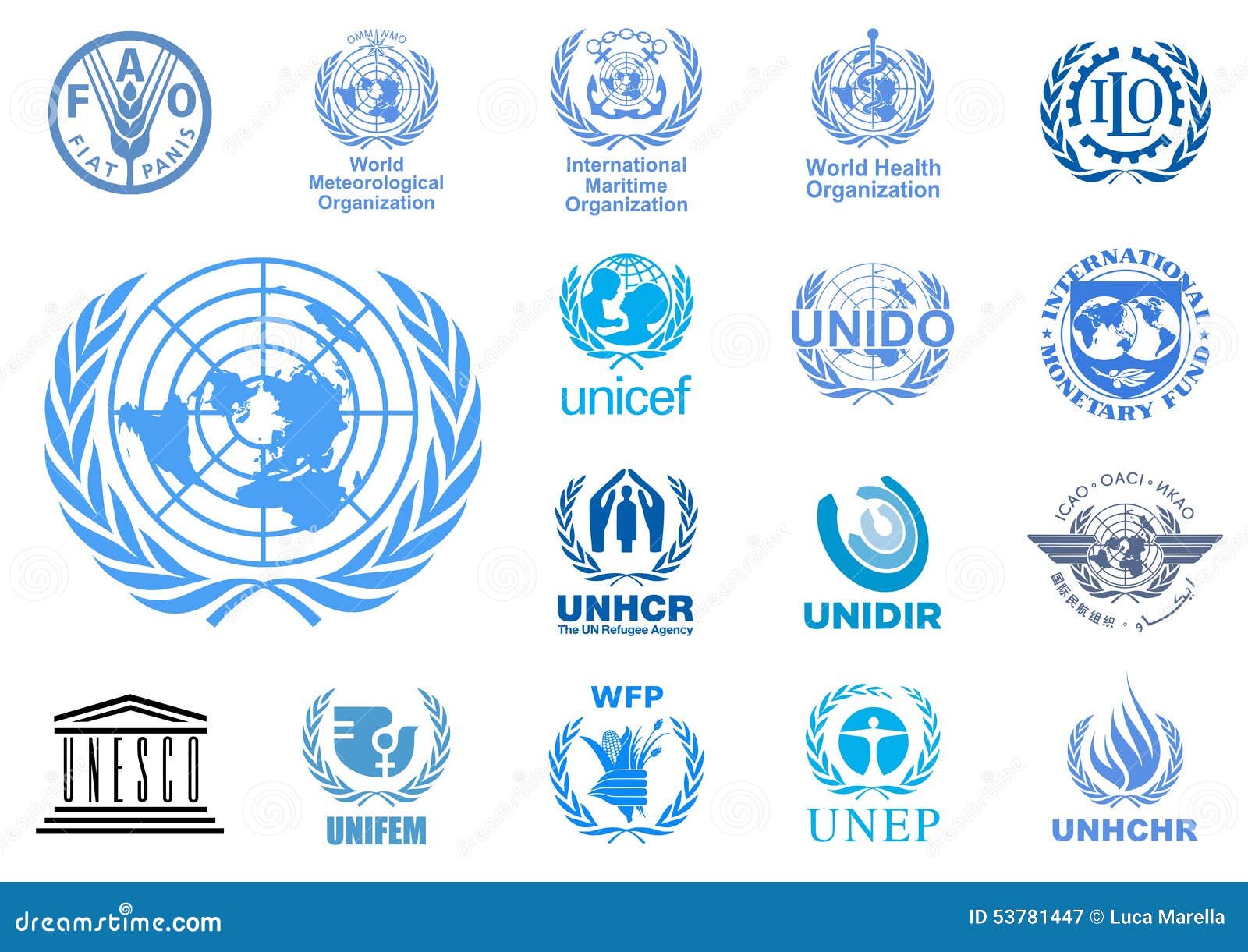 Logos Delle Agenzie Delle Nazioni Unite Fotografia Editoriale ... Logos Delle Agenzie Delle Nazioni Unite Fotografia Editoriale ...