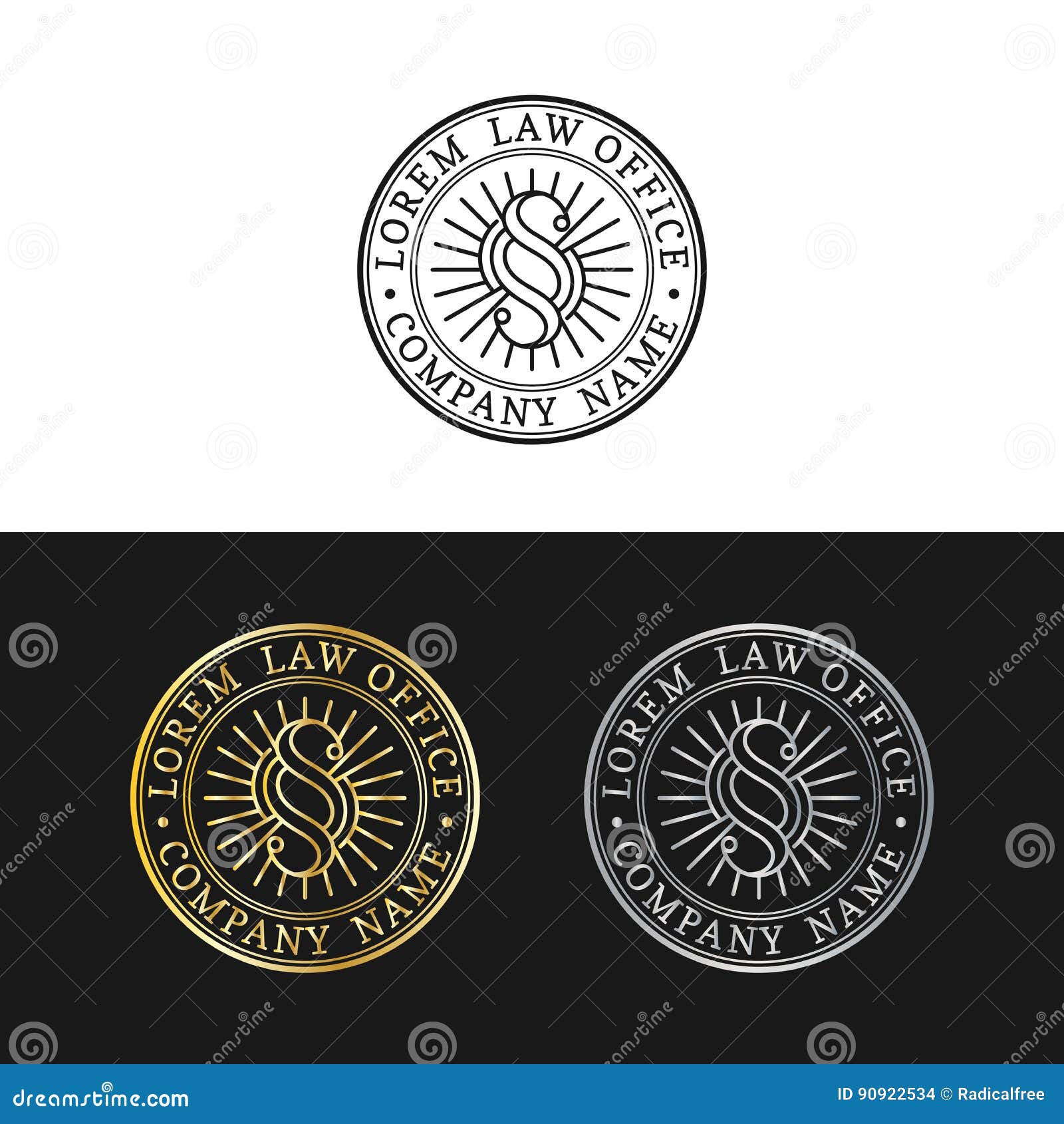 Logos Dello Studio Legale Messo Vector L'avvocato D'annata, Le ... Logos Dello Studio Legale Messo Vector L'avvocato D'annata, Le ...