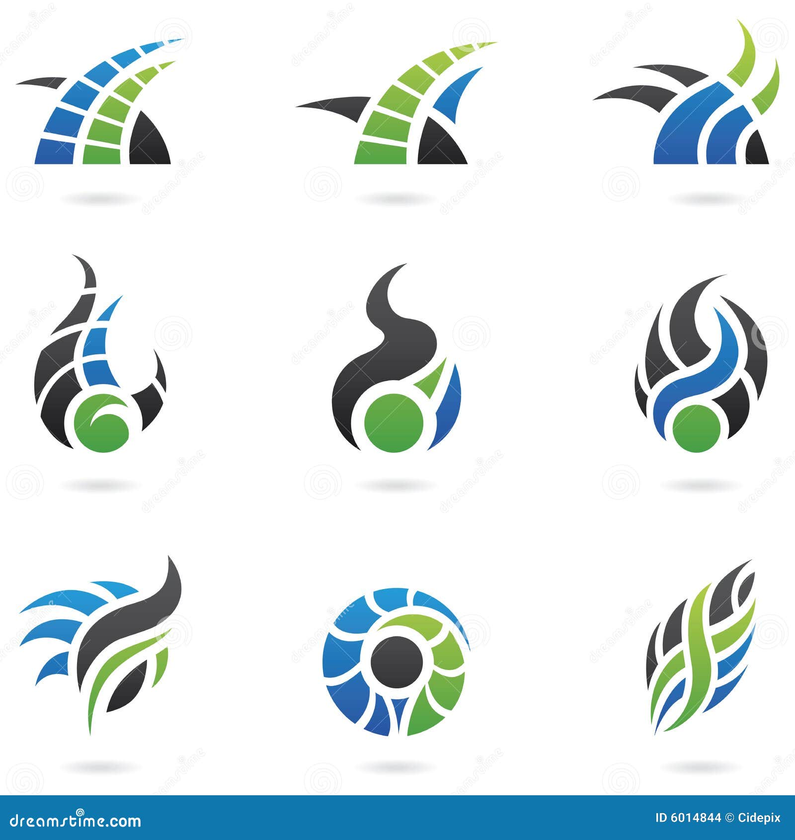 Logos dynamiques illustration de vecteur. Illustration du compagnie ...