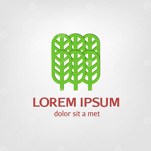 Logos, Emblems Forest, Park Stock Vector - Illustration of silhouette ...