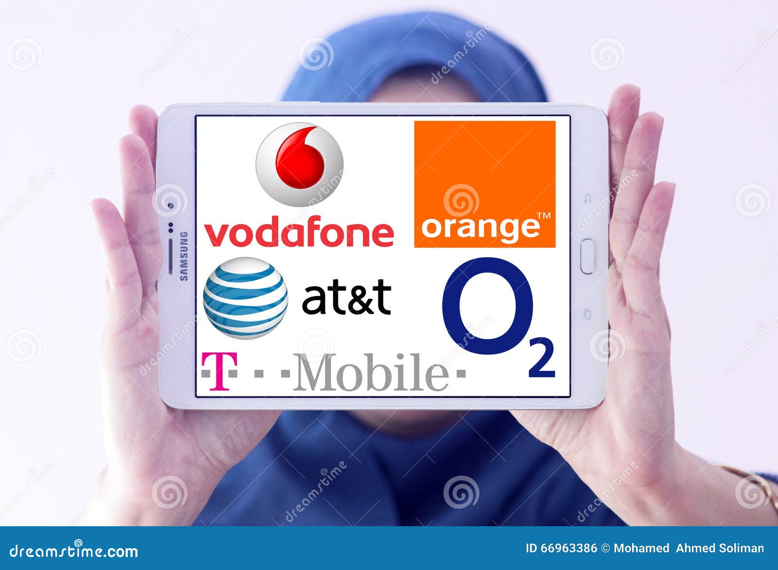 Logos Et Marques D'opérateur Mobile Photo éditorial - Image du ...