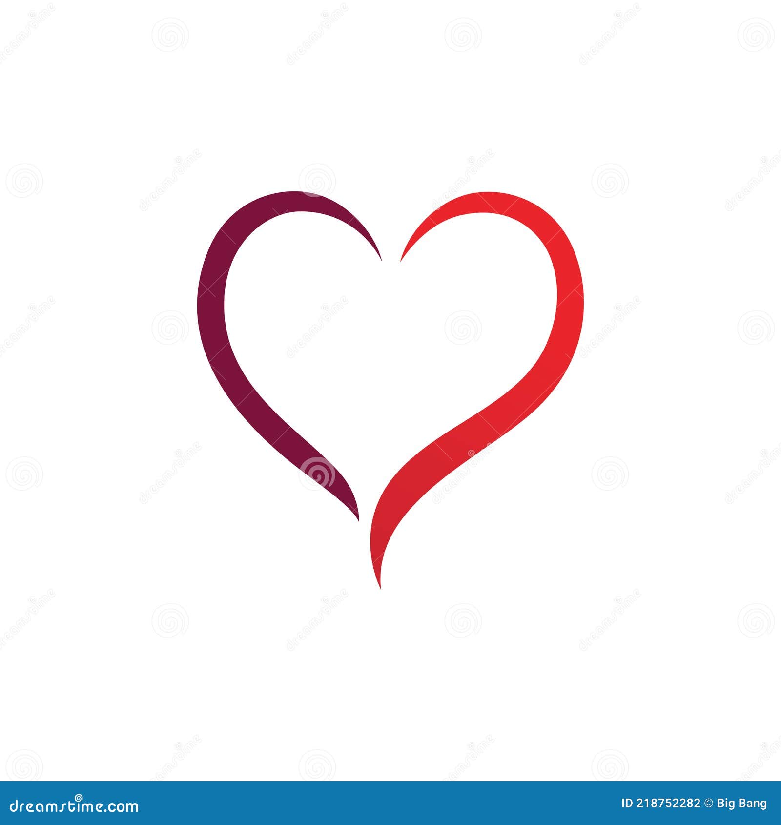 Logos et symboles de coeur illustration de vecteur. Illustration du ...