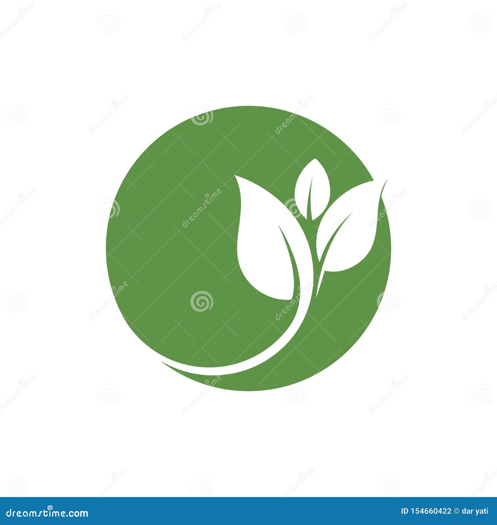 Logos of Green Tree Leaf Ecology Nature Element Stock Vector ...