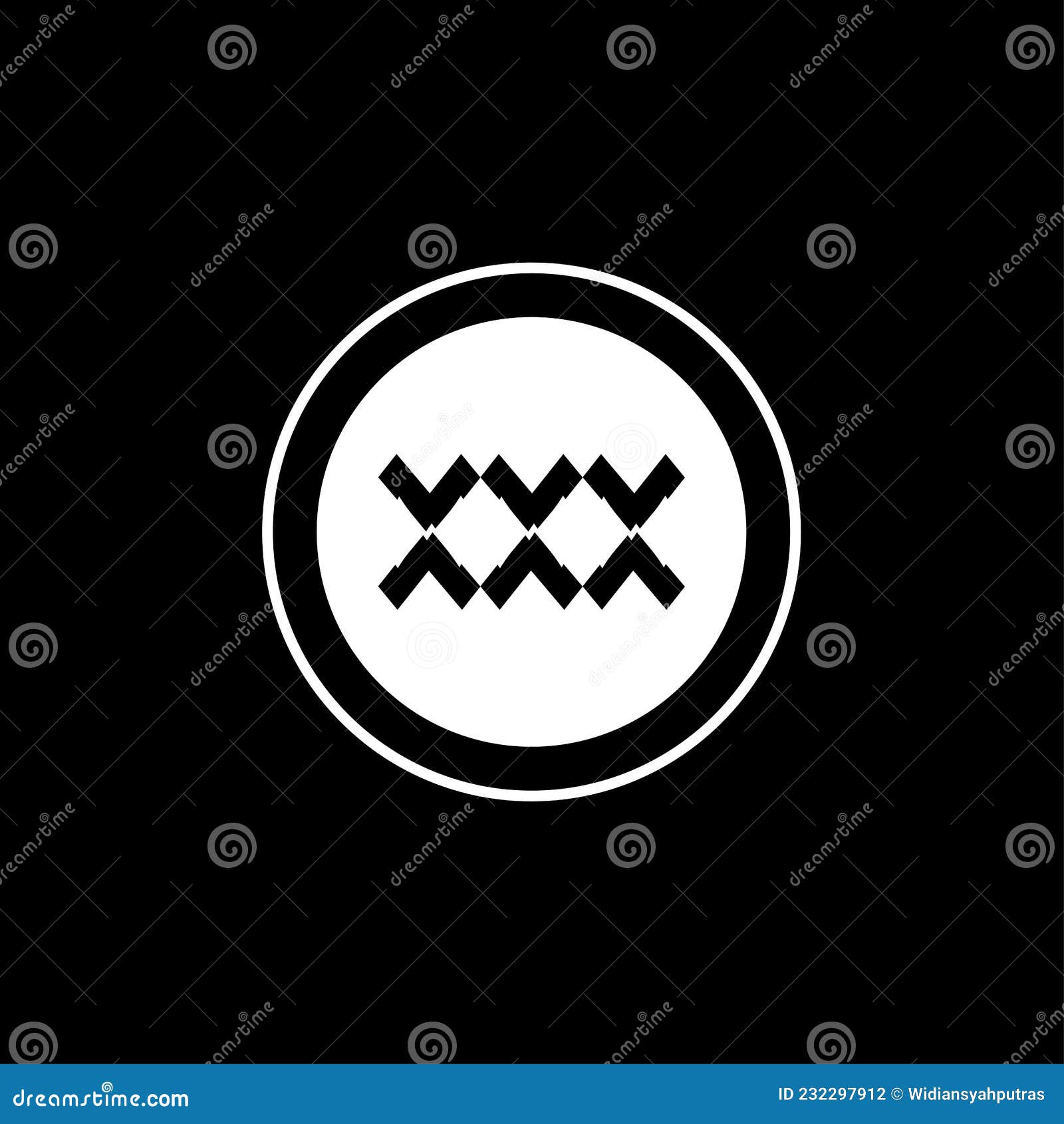 Logos, Icons and Symbols Three X Letters in Black, with White Circles ...