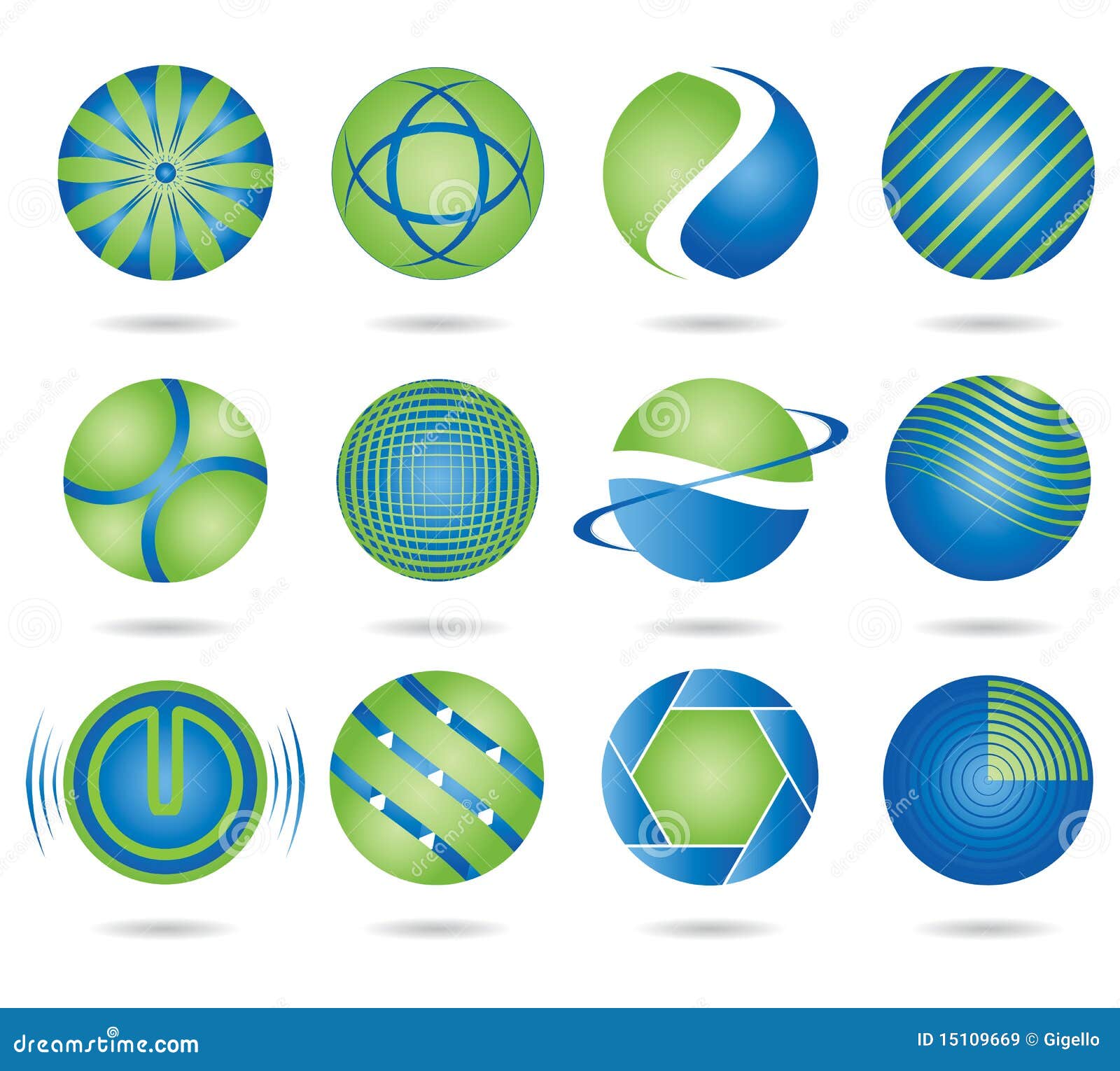 Logos ronds illustration de vecteur. Illustration du identité - 15109669
