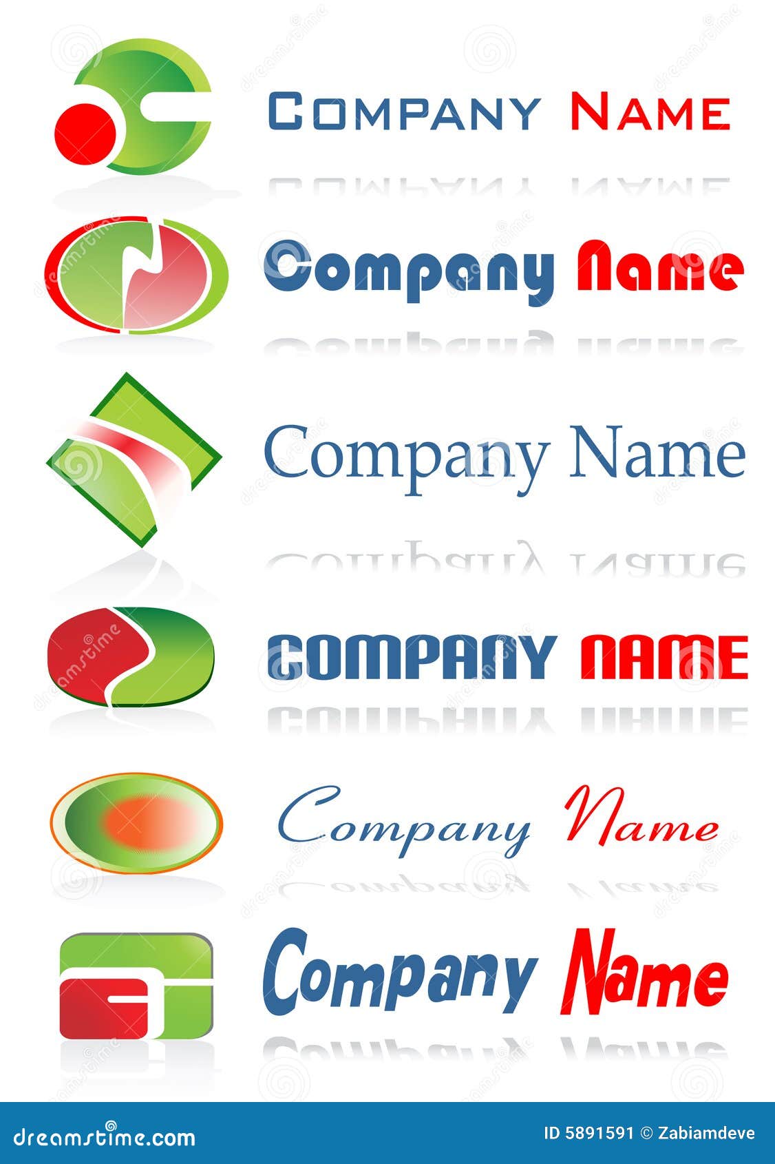 Logos To Go with Your Company Stock Vector - Illustration of computer ...