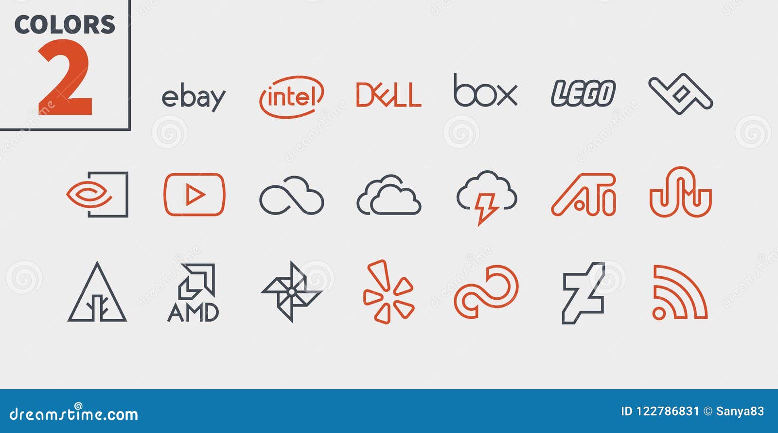 OneDrive Logo Vector Illustration | CartoonDealer.com #127378822