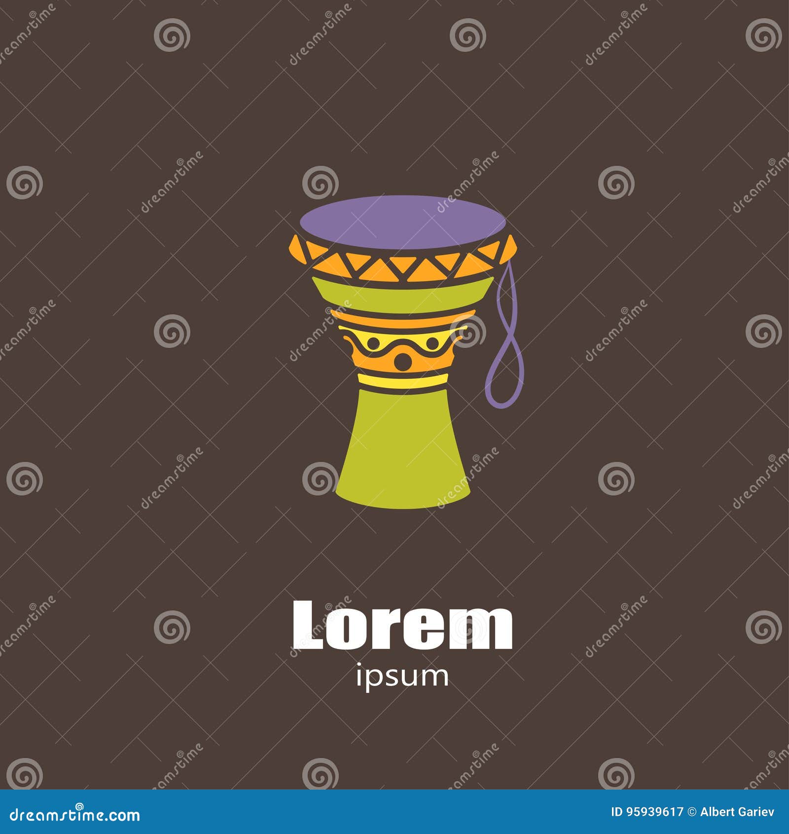 Logoschablone - Trommel stock abbildung. Illustration von trommel ...