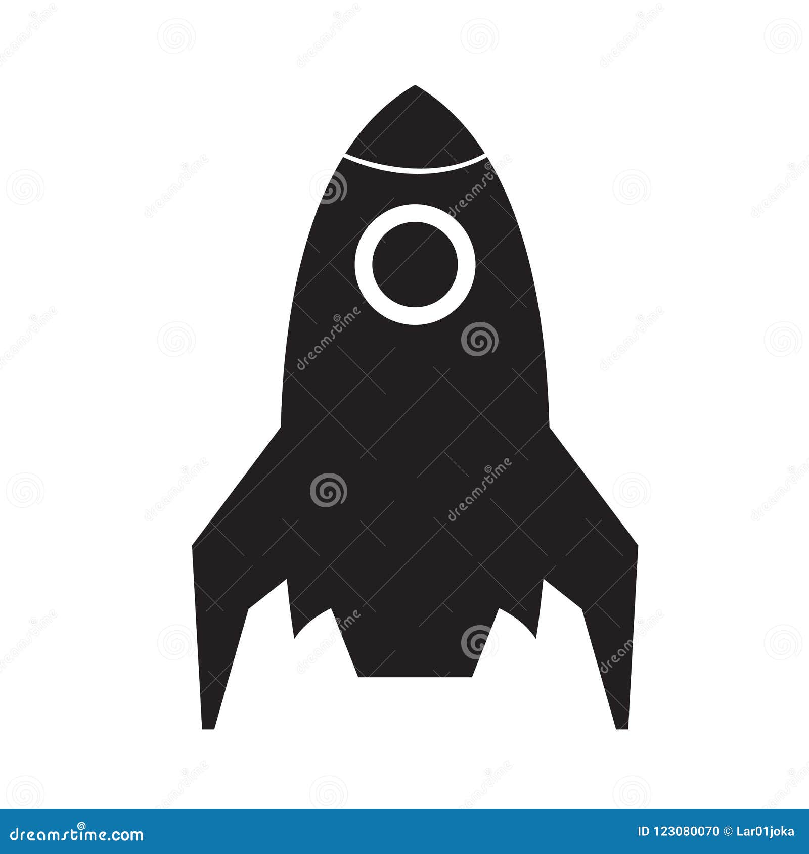 Logotipo Aislado De La Nave Espacial Ilustración del Vector ...