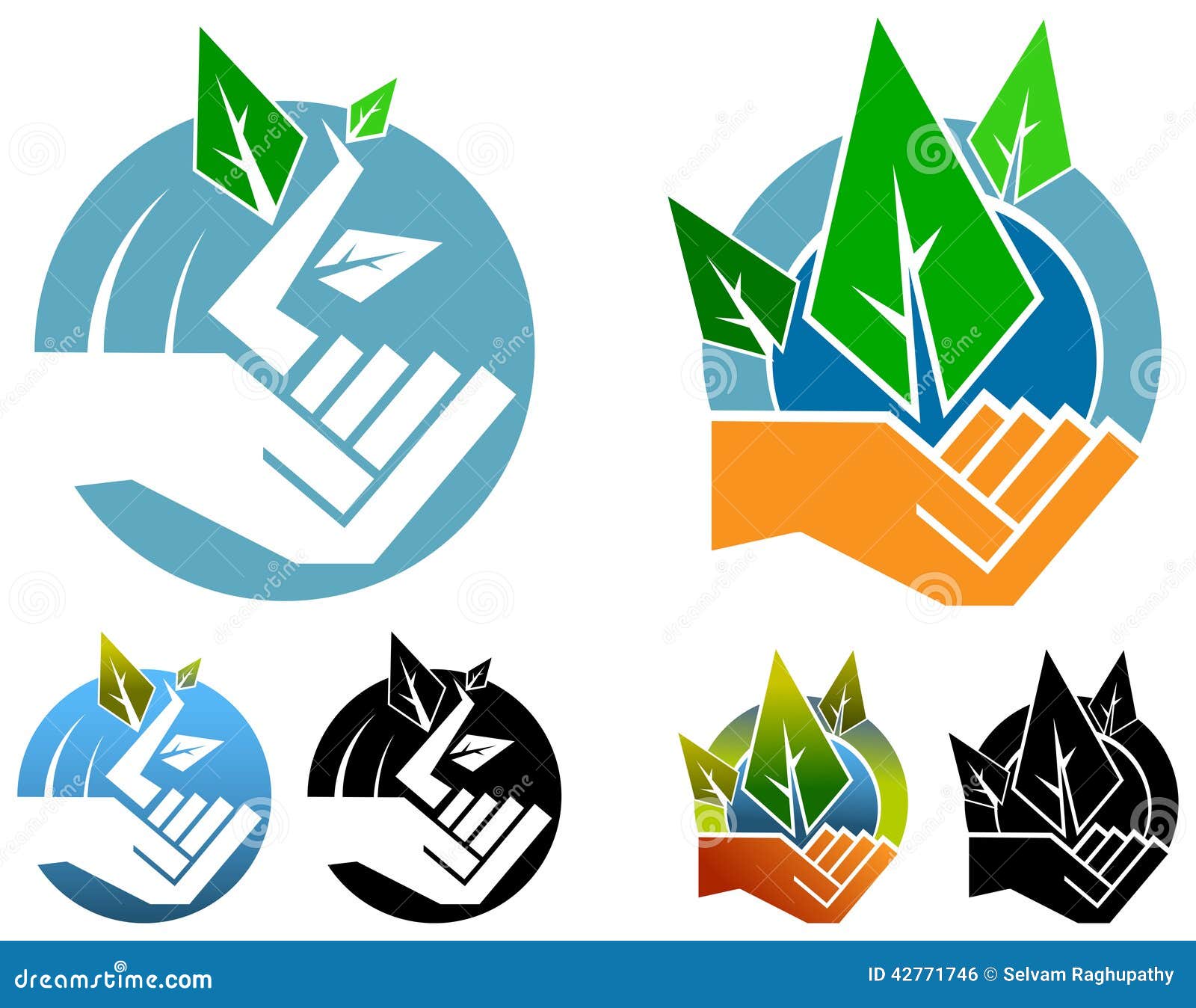 Logotipo ambiental ilustración del vector. Ilustración de crezca - 42771746