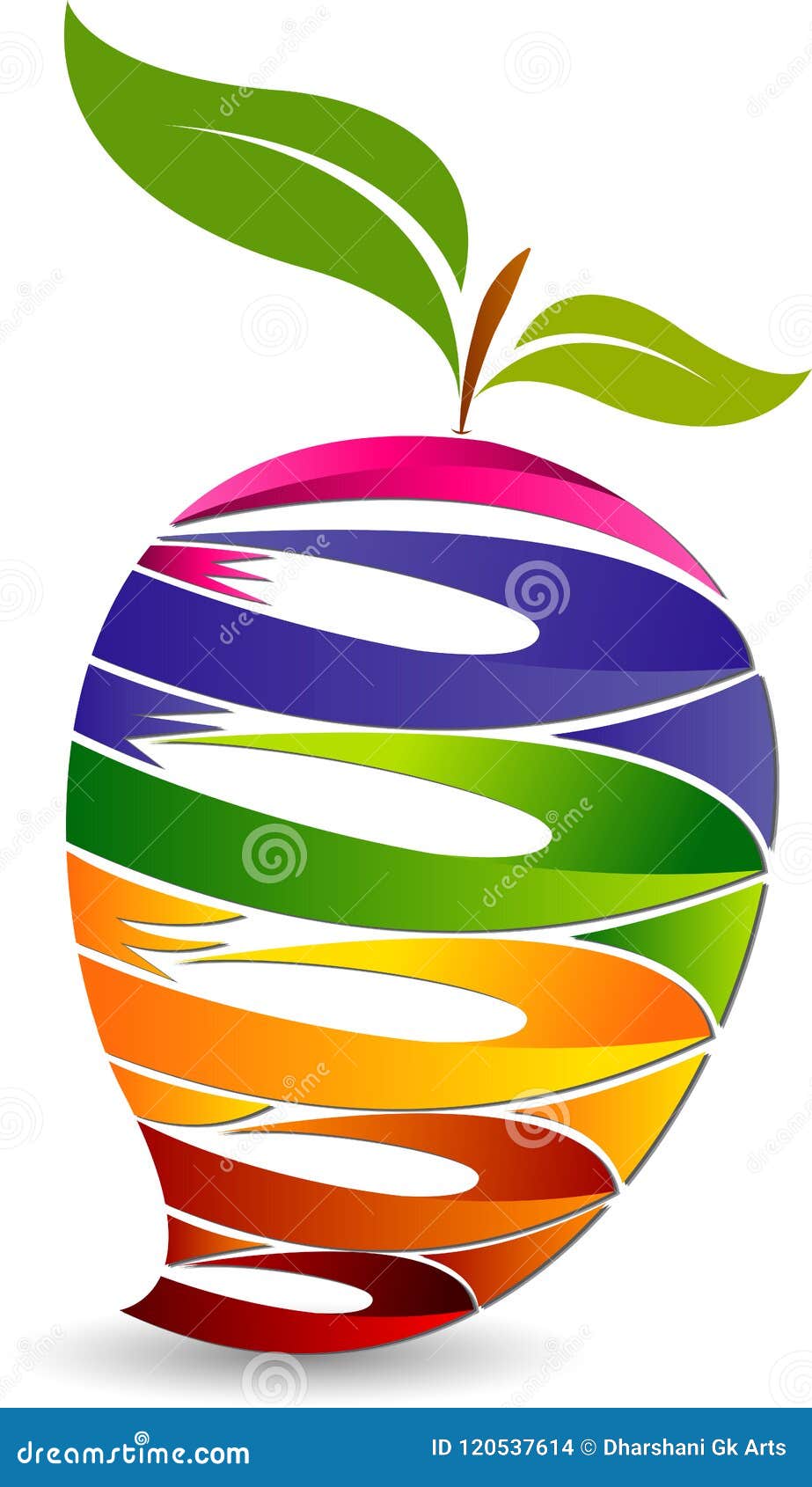 Logotipo colorido da manga ilustração do vetor. Ilustração de arte ...