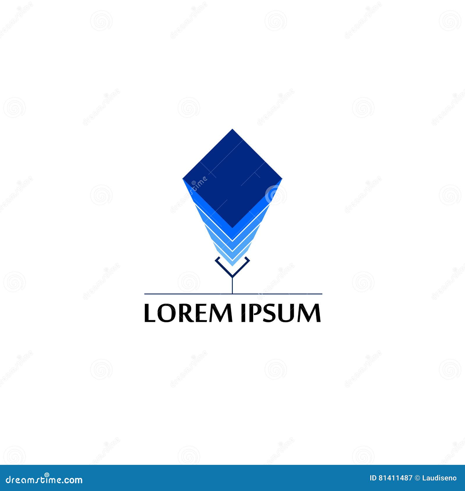 Logotipo Constructivo Aislado Stock de ilustración - Ilustración de ...