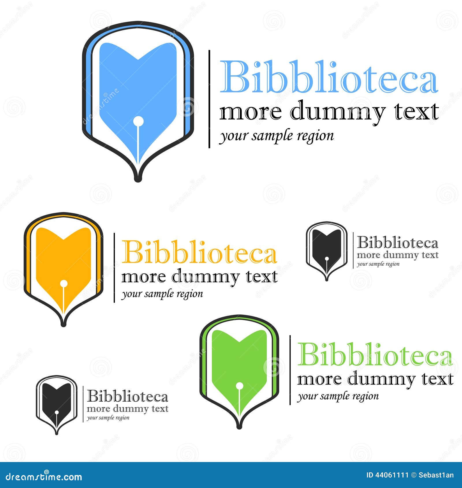 Logotipo da biblioteca ilustração do vetor. Ilustração de enciclopédia ...