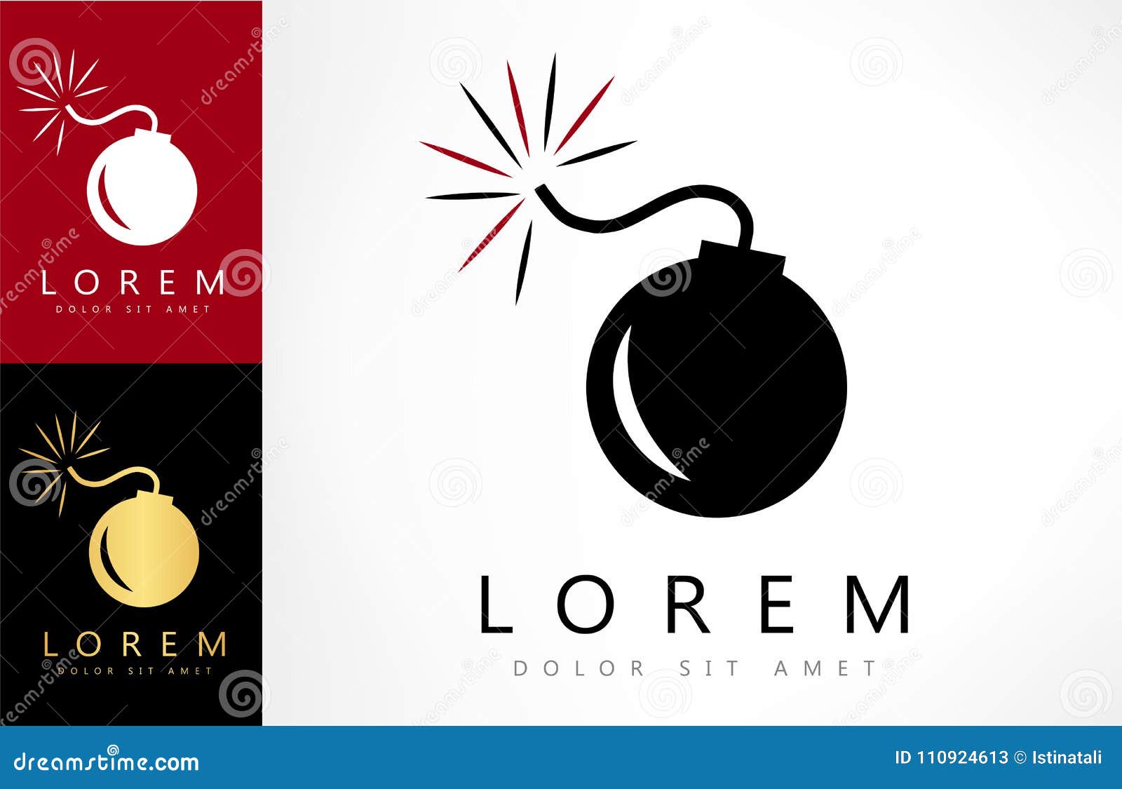 Logotipo Da Bomba Projeto Do Vetor Ilustração do Vetor - Ilustração de ...