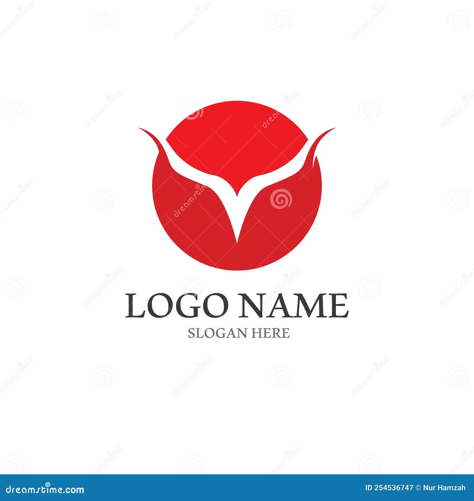 Logotipo Da Buzina Com Estilo Vetorial De Modelo Ilustração do Vetor ...