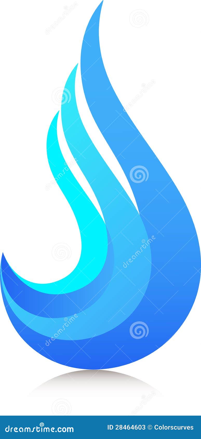 Logotipo da chama ilustração do vetor. Ilustração de curva - 28464603