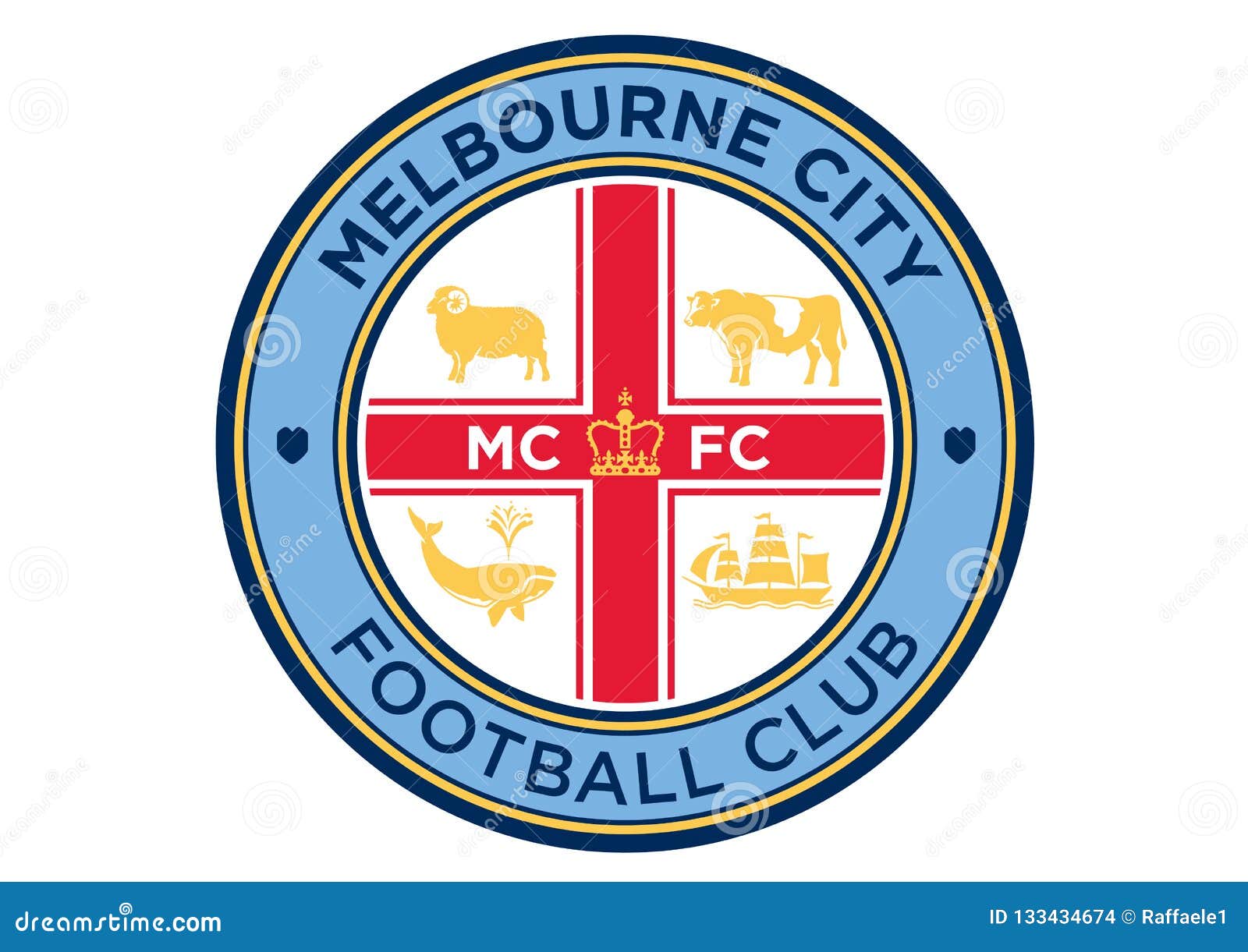 Logotipo Da Cidade De Melbourne Imagem de Stock Editorial - Ilustração ...