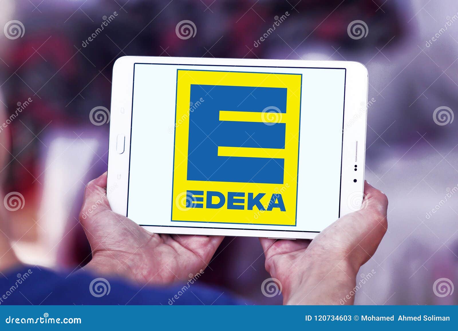 Logotipo Da Corrente De Supermercados De Edeka Foto de Stock Editorial ...