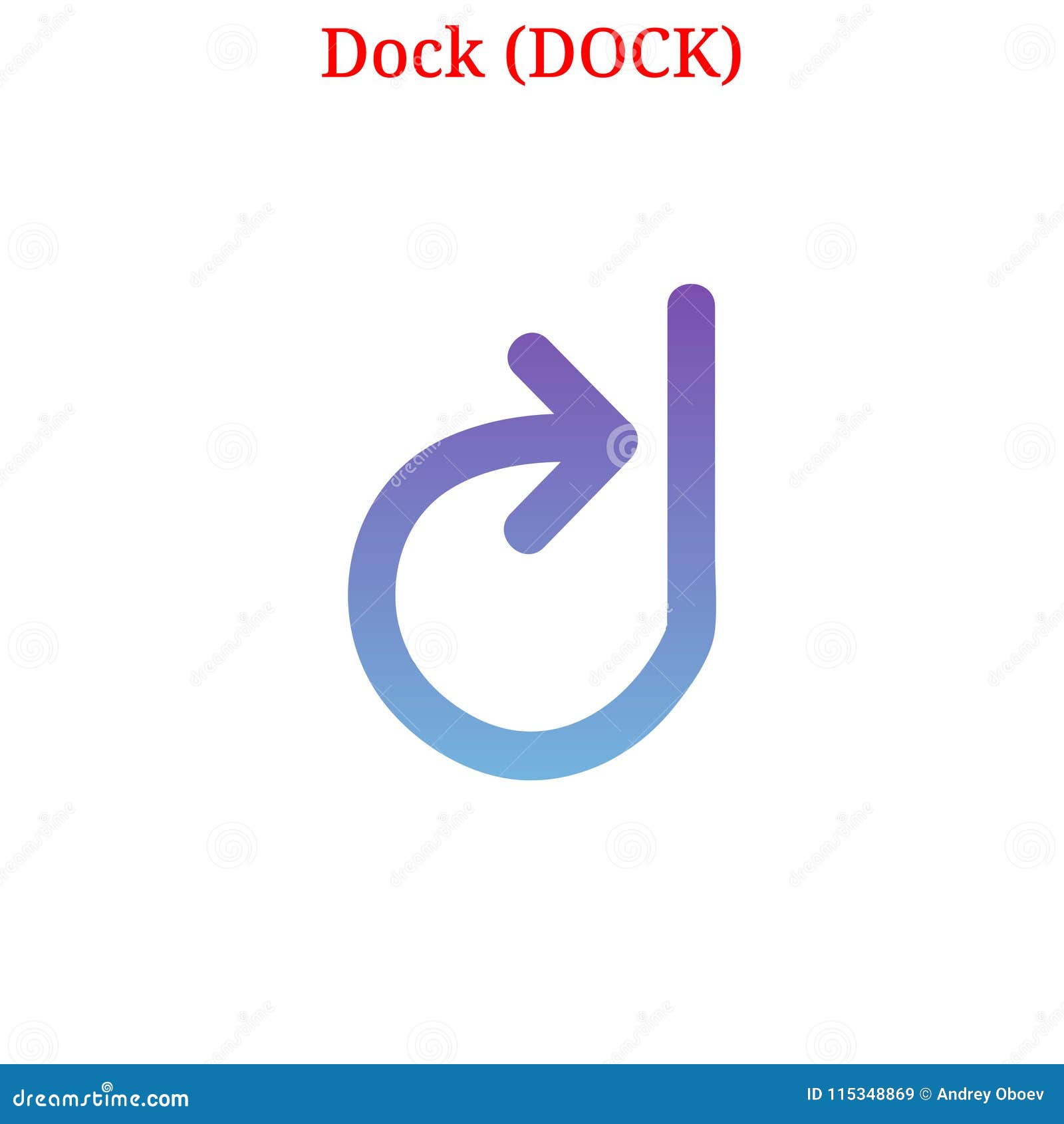 Logotipo Da DOCA Da Doca Do Vetor Ilustração do Vetor - Ilustração de ...