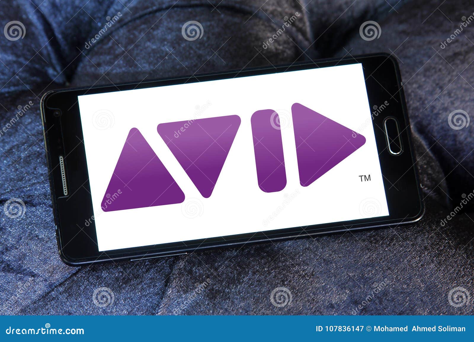 Logotipo Da Empresa De Avid Technology Fotografia Editorial - Imagem de ...