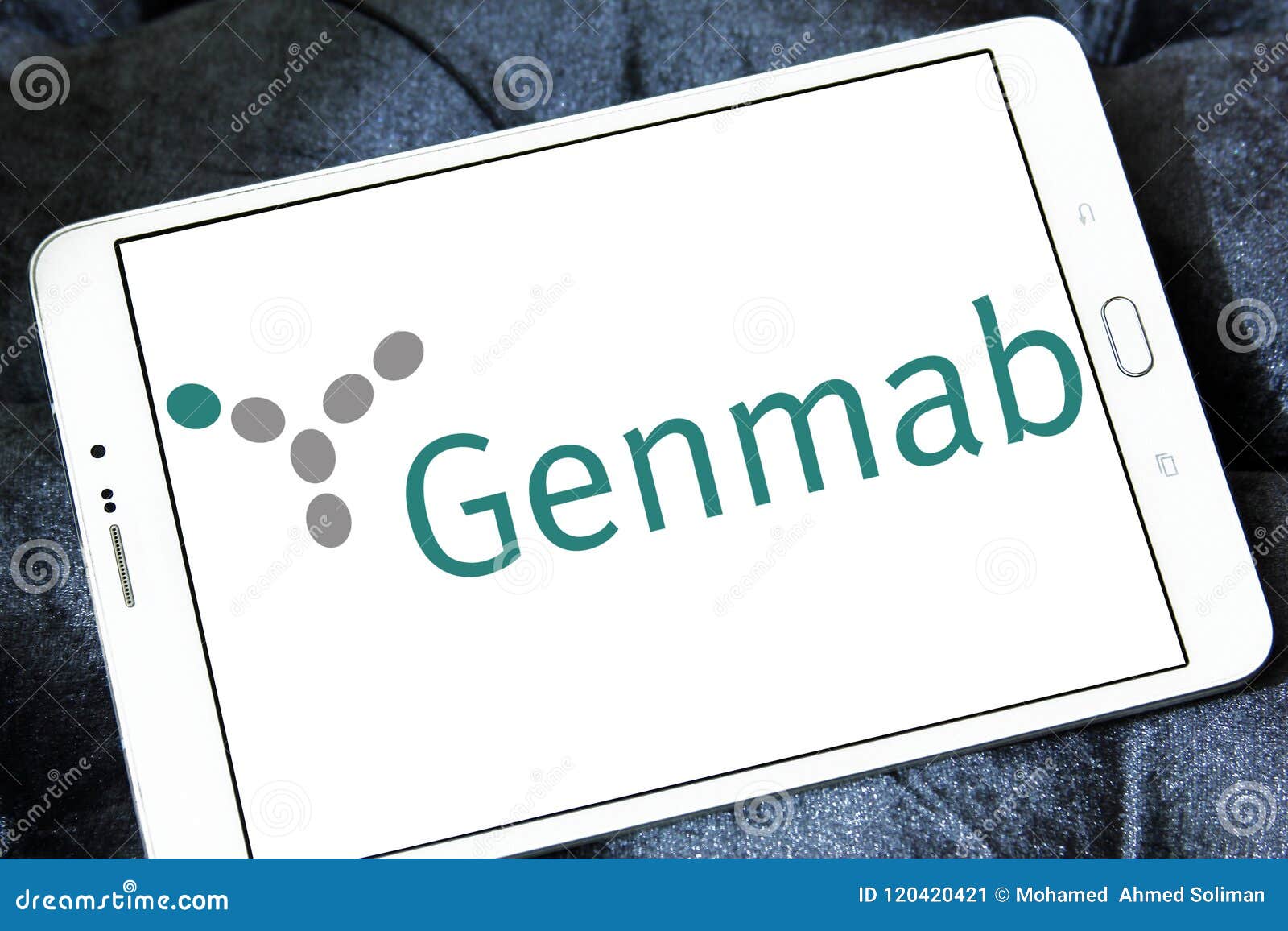 Logotipo Da Empresa De Biotecnologia De Genmab Foto Editorial - Imagem ...