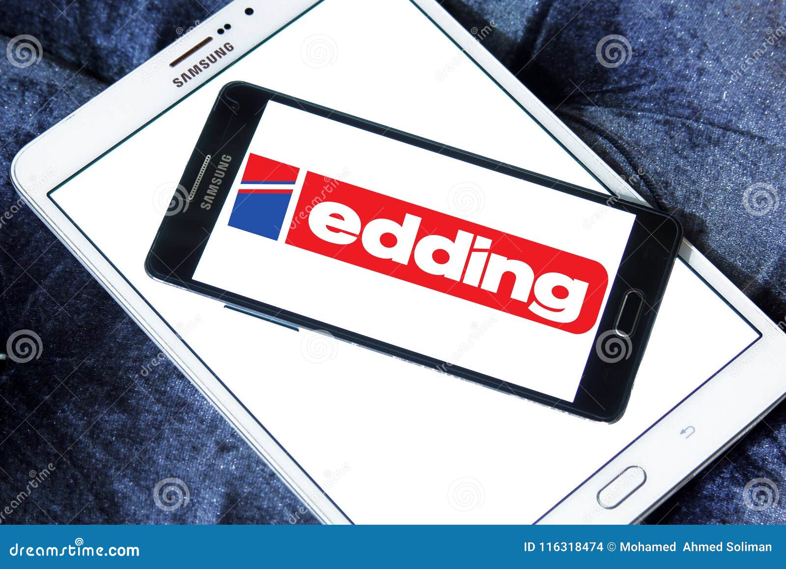 Logotipo Da Empresa De Edding Imagem de Stock Editorial - Imagem de ...