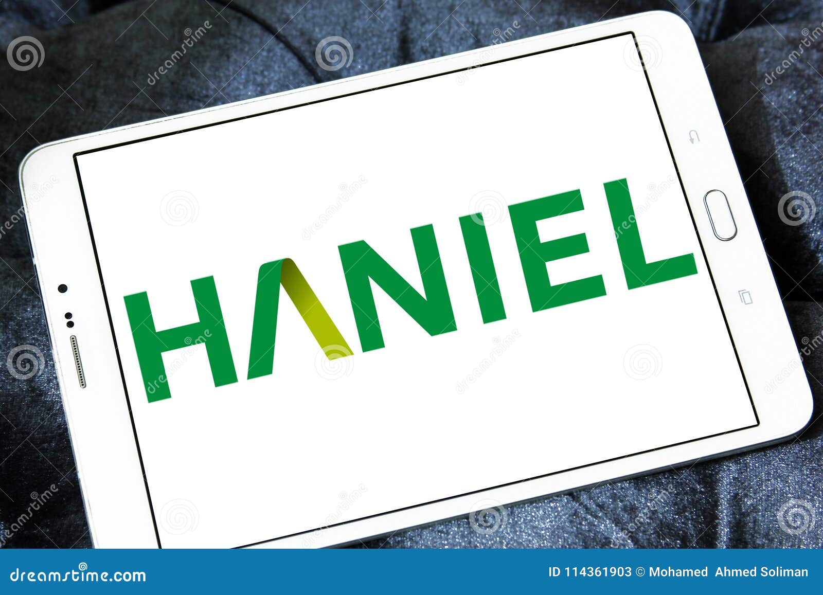 Logotipo Da Empresa De Haniel Foto de Stock Editorial - Imagem de ...