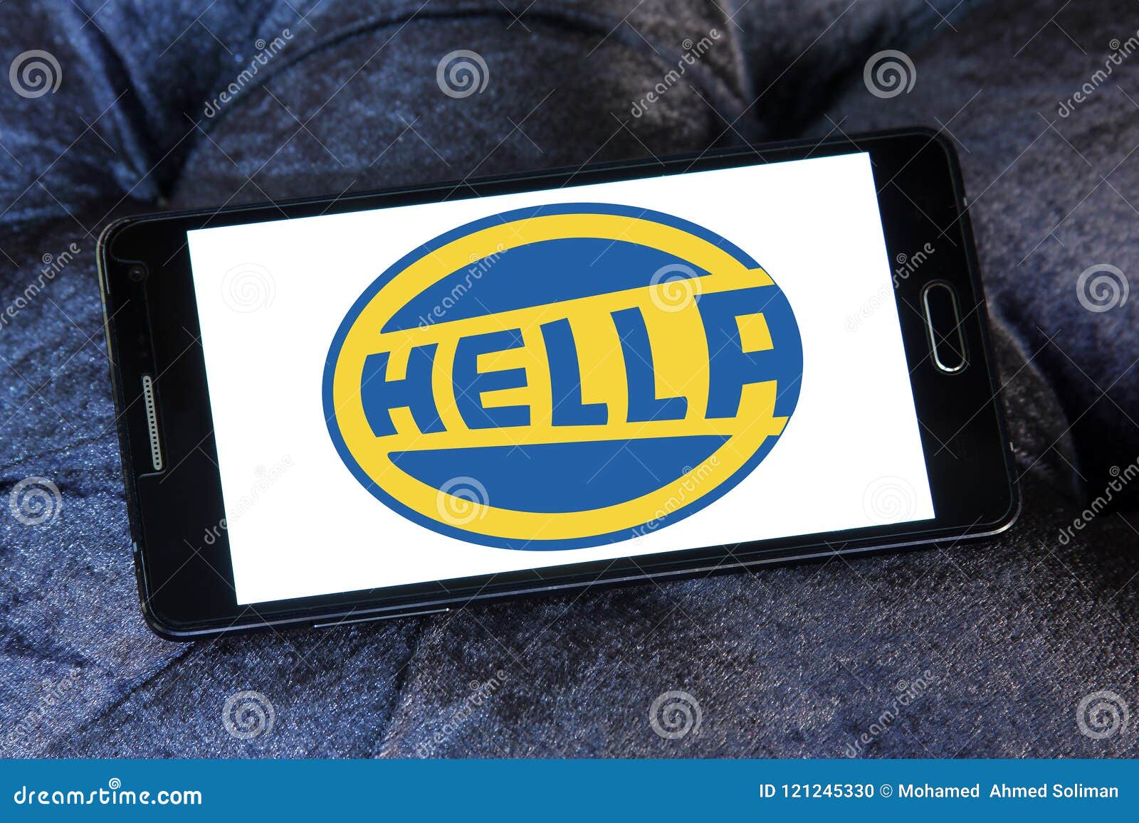 Logotipo Da Empresa De Hella Imagem Editorial - Imagem de emblema ...