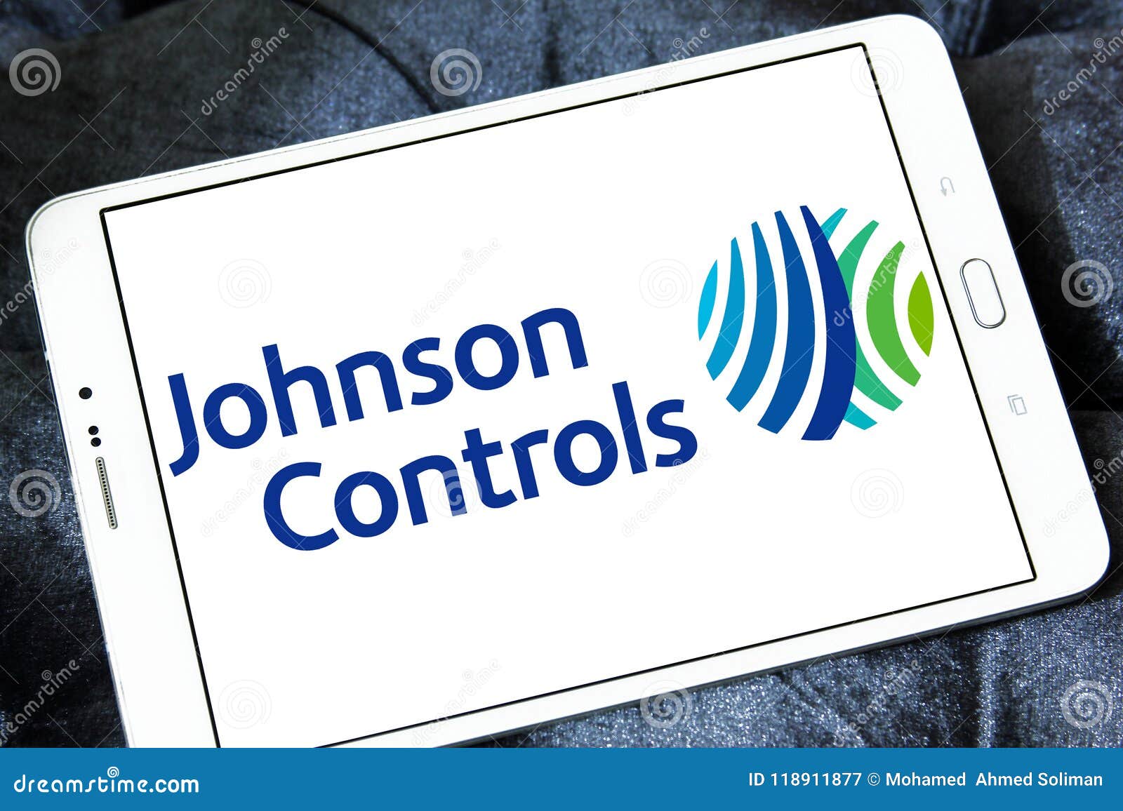 Logotipo Da Empresa De Johnson Controls Fotografia Editorial - Imagem ...