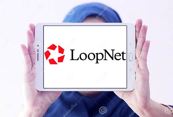 Logotipo Da Empresa De LoopNet Imagem Editorial - Imagem de vetor ...