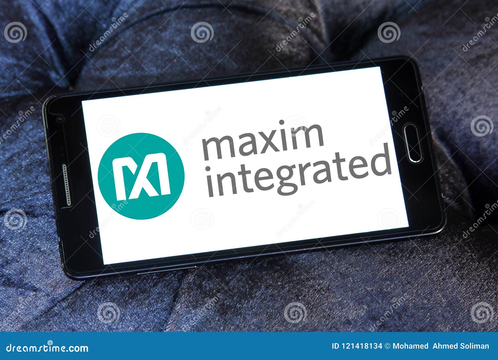 Logotipo Da Empresa De Maxim Integrated Imagem de Stock Editorial ...