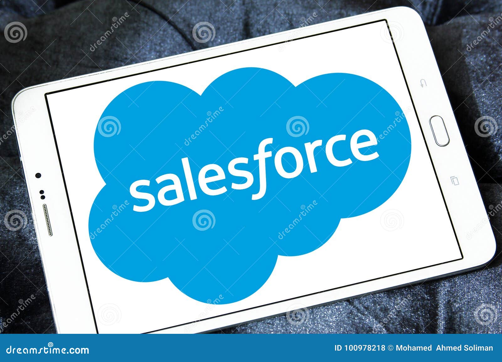 Logotipo Da Empresa De Salesforce Foto de Stock Editorial - Imagem de ...