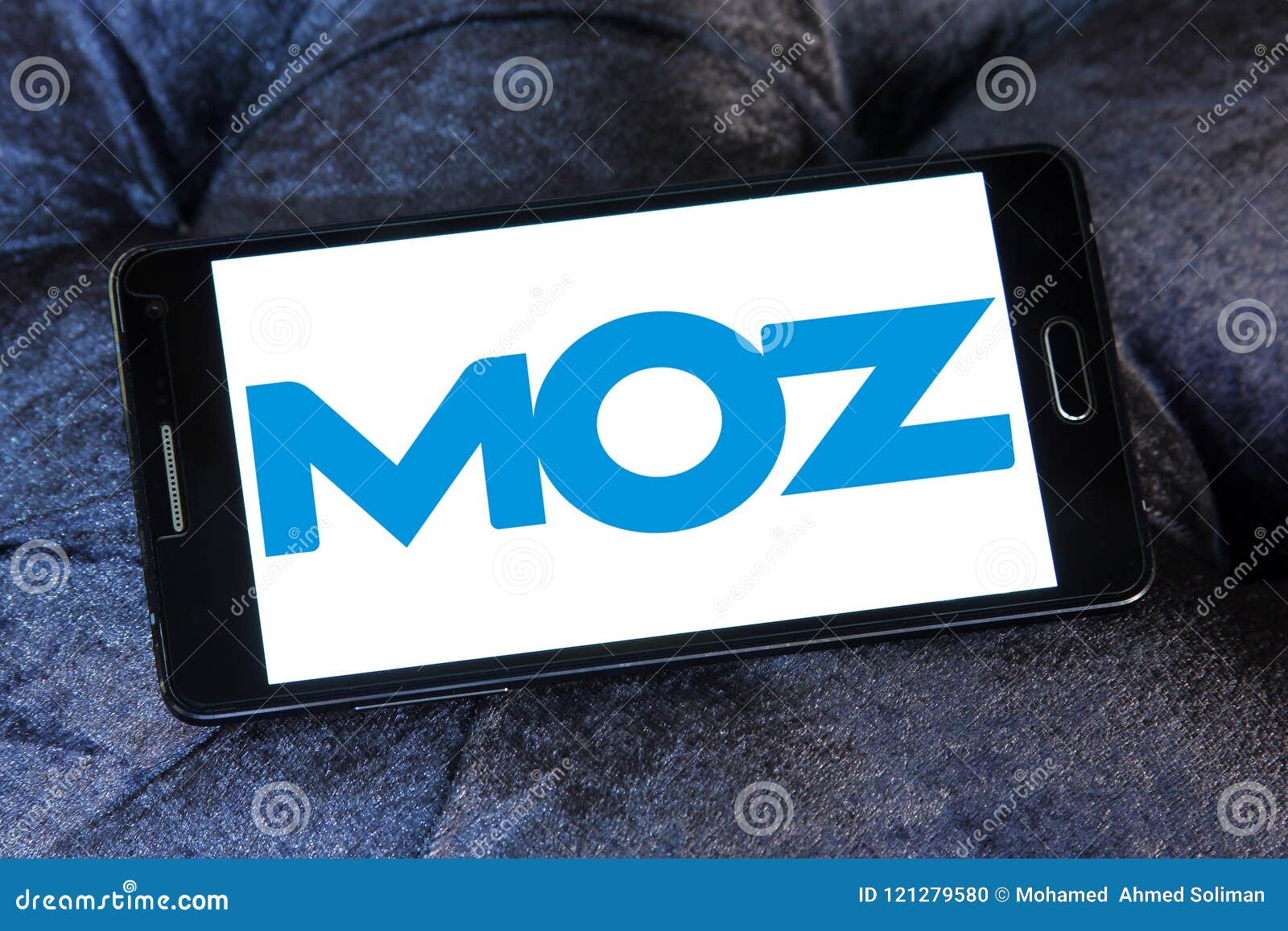 Logotipo Da Empresa De Software De Moz Imagem Editorial - Imagem de ...