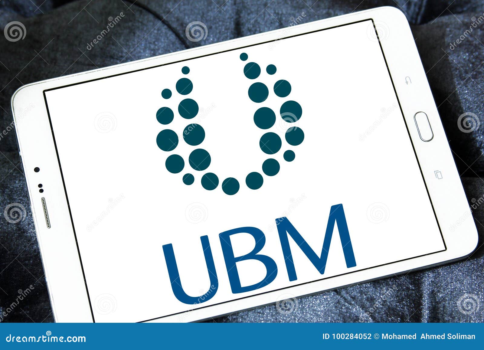 Logotipo Da Empresa Dos Meios De UBM Fotografia Editorial - Imagem de ...