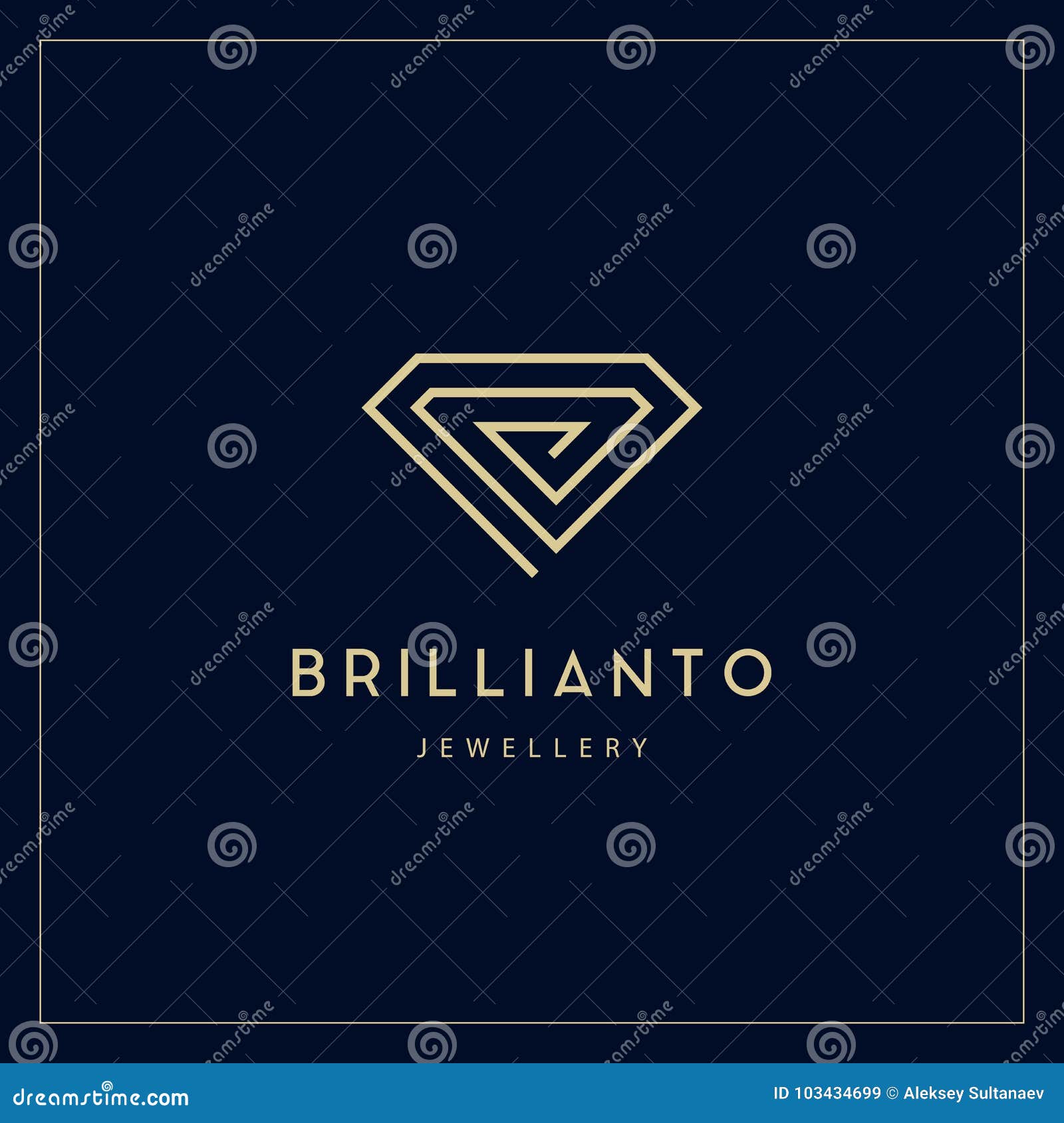 Logotipo Da Empresa Da Joia Ilustração do Vetor - Ilustração de ...