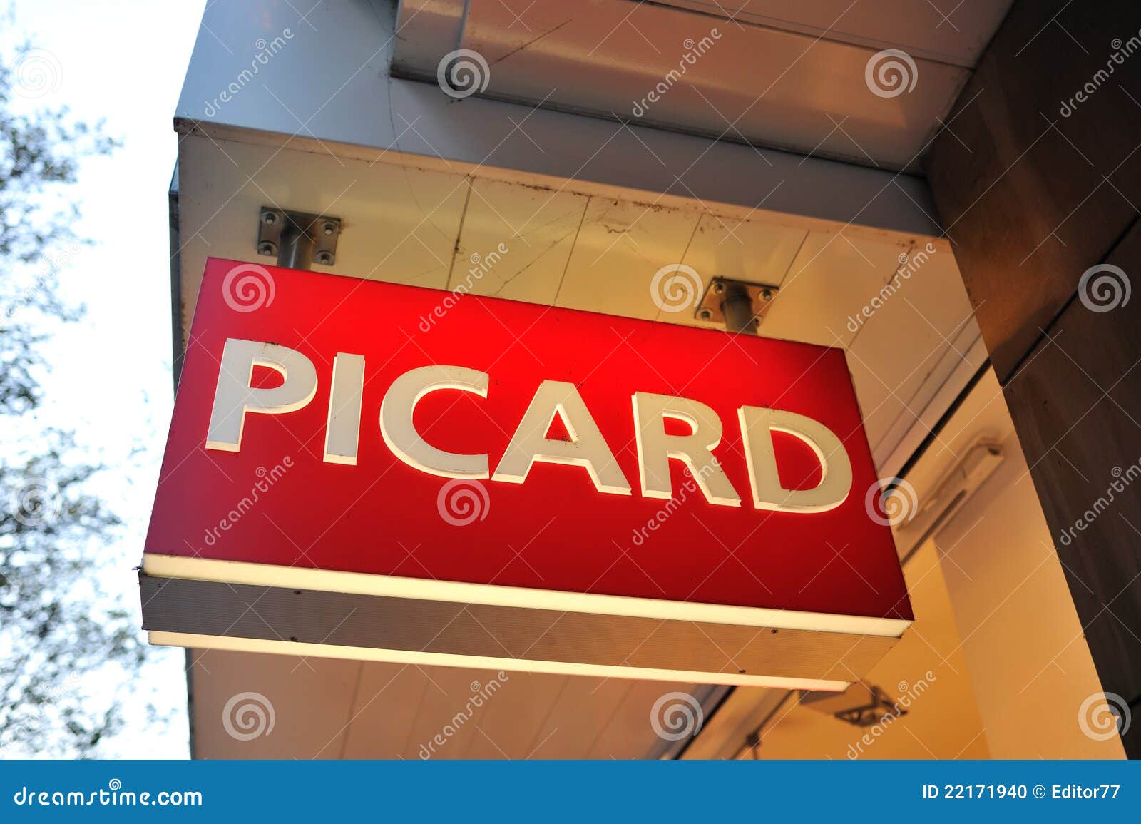 Logotipo Da Forma De Picard Imagem Editorial - Imagem de indicador ...