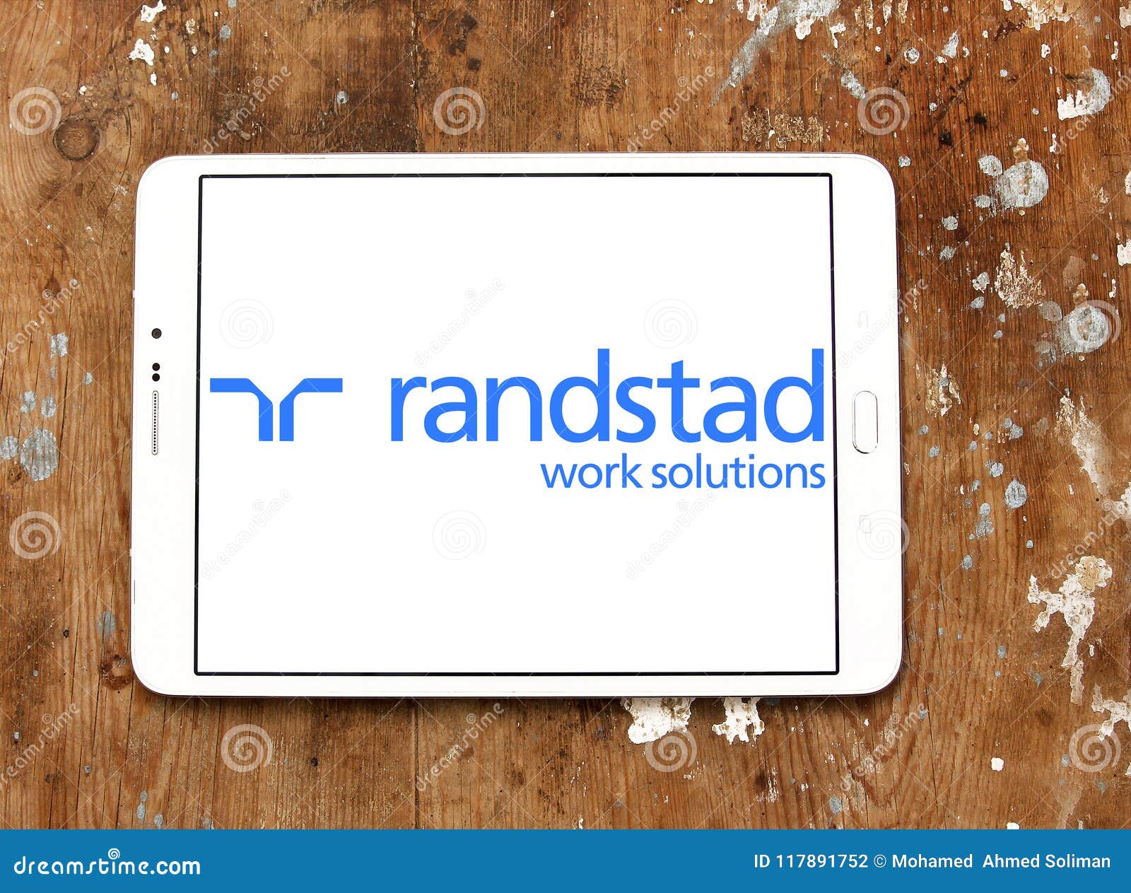 Logotipo Da Holding De Randstad Fotografia Editorial - Imagem de ...