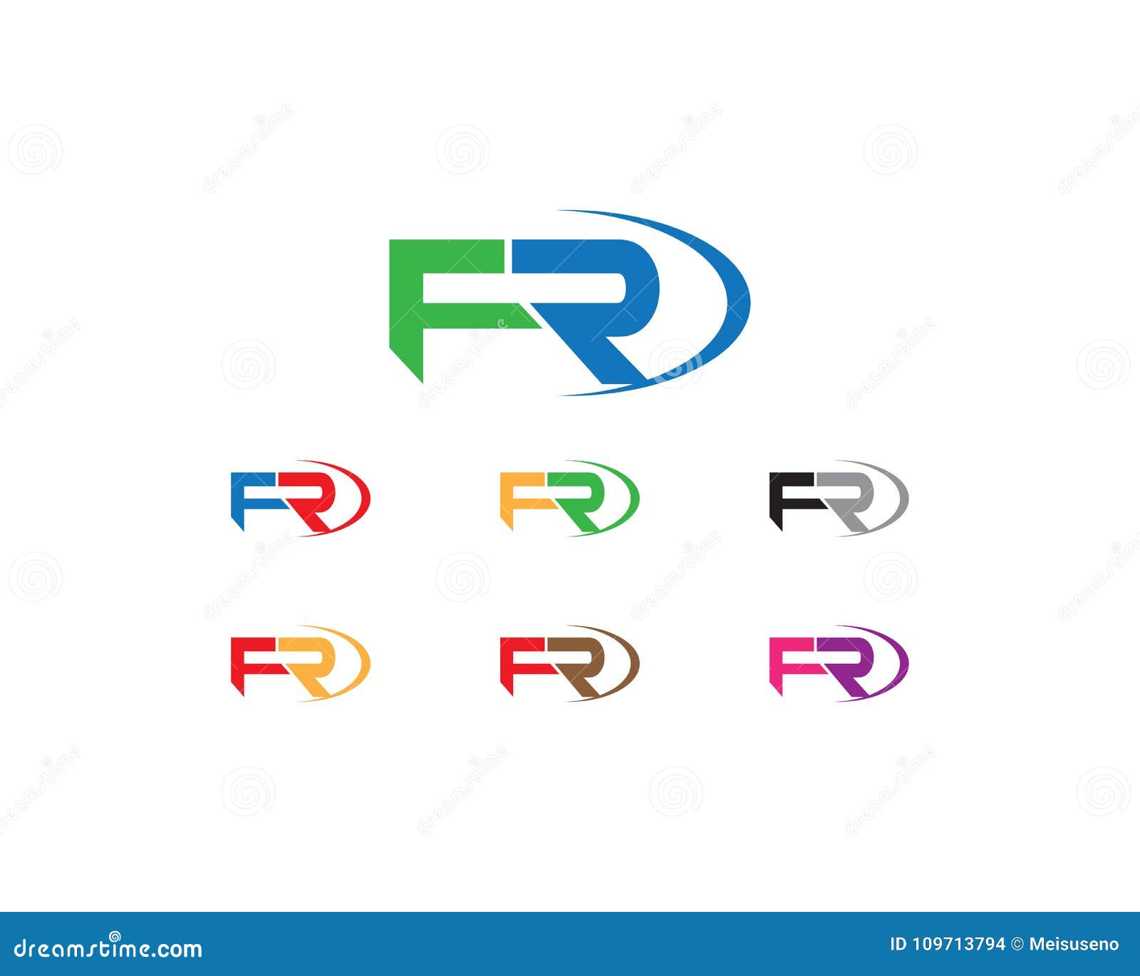 Logotipo Da Letra Do Franco Imagem de Stock Editorial - Ilustração de ...