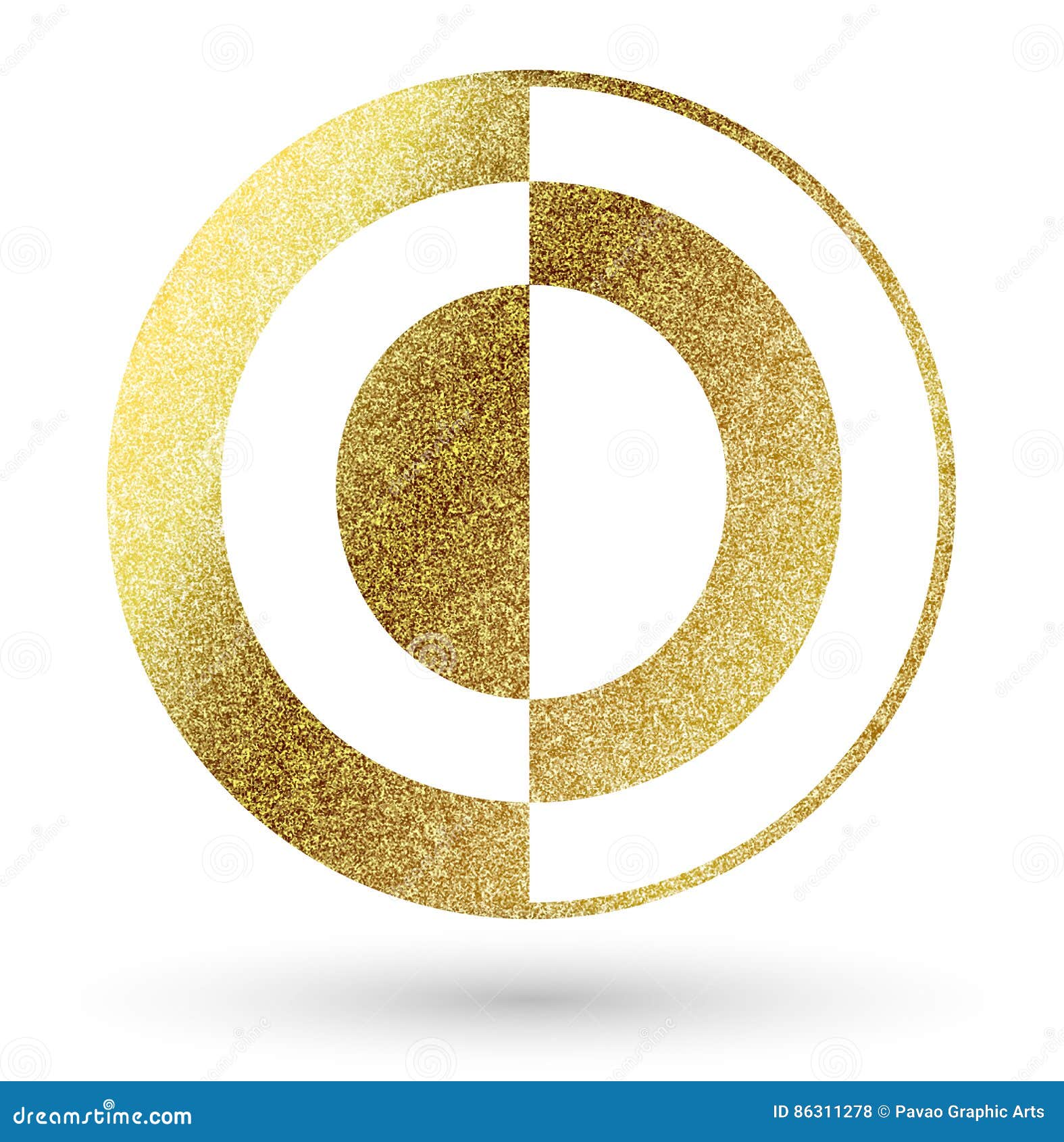 Logotipo da letra O ilustração do vetor. Ilustração de brilhante - 86311278