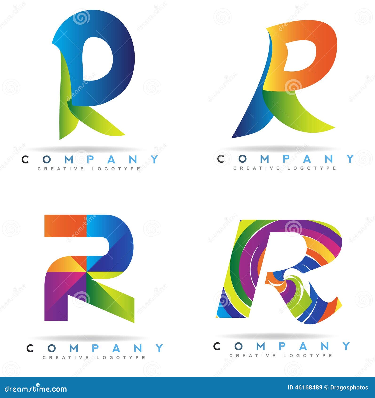 Logotipo da letra R ilustração stock. Ilustração de olhar - 46168489