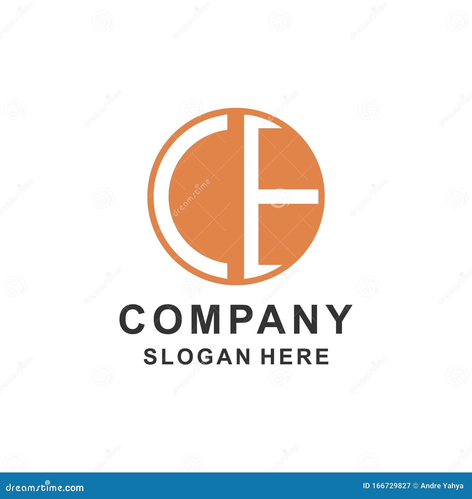 Logotipo Da Marca, Letra C,e Ilustração Stock - Ilustração de companhia ...