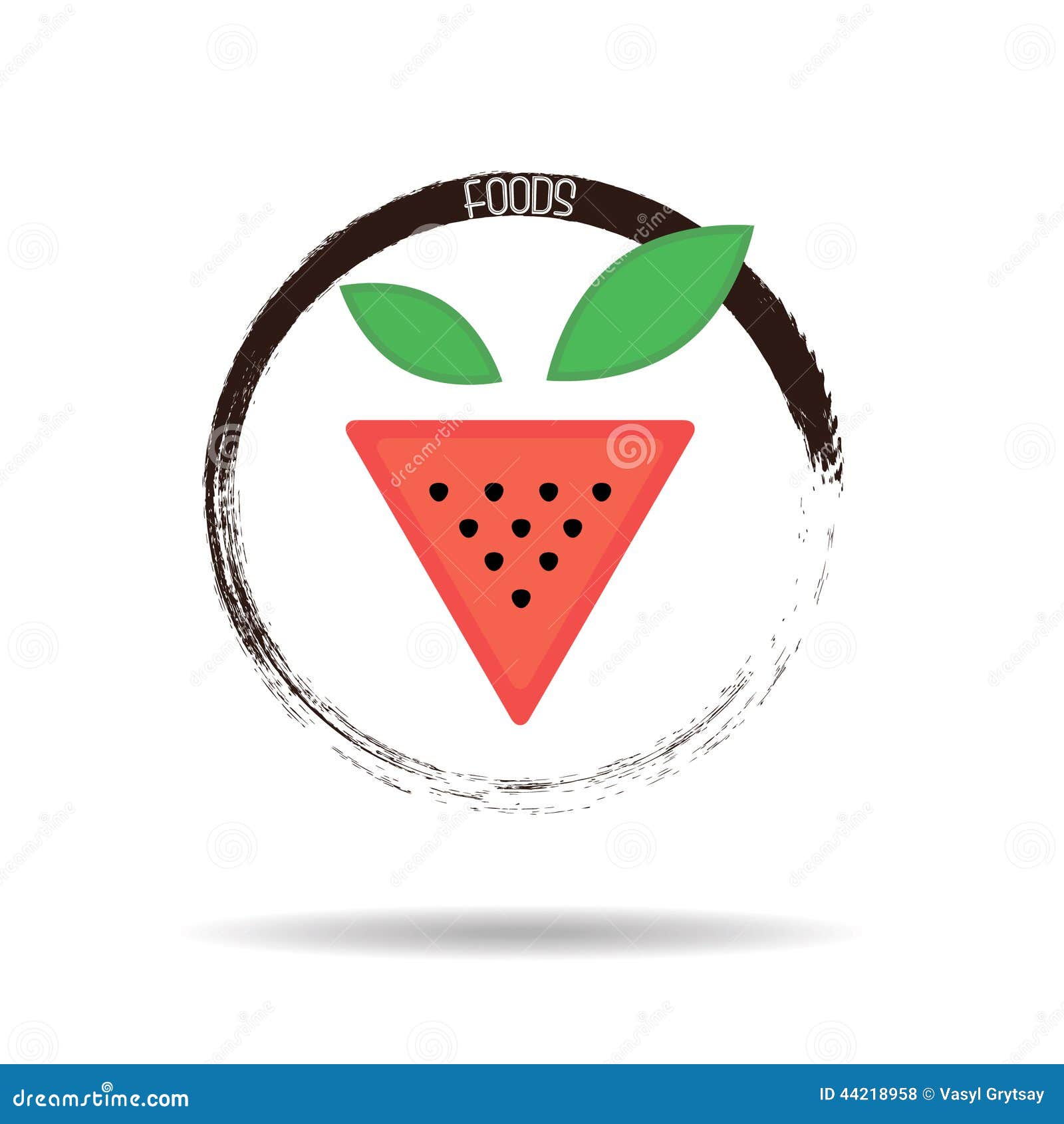 Logotipo da morango ilustração do vetor. Ilustração de companhia - 44218958