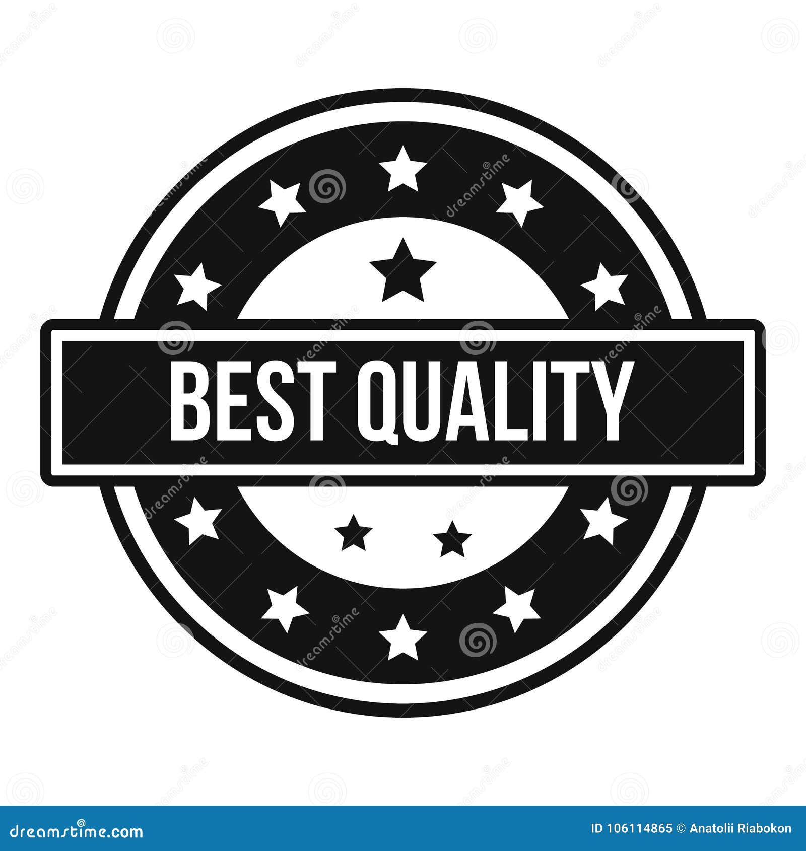 Logotipo Da Qualidade, Estilo Simples Ilustração do Vetor - Ilustração ...