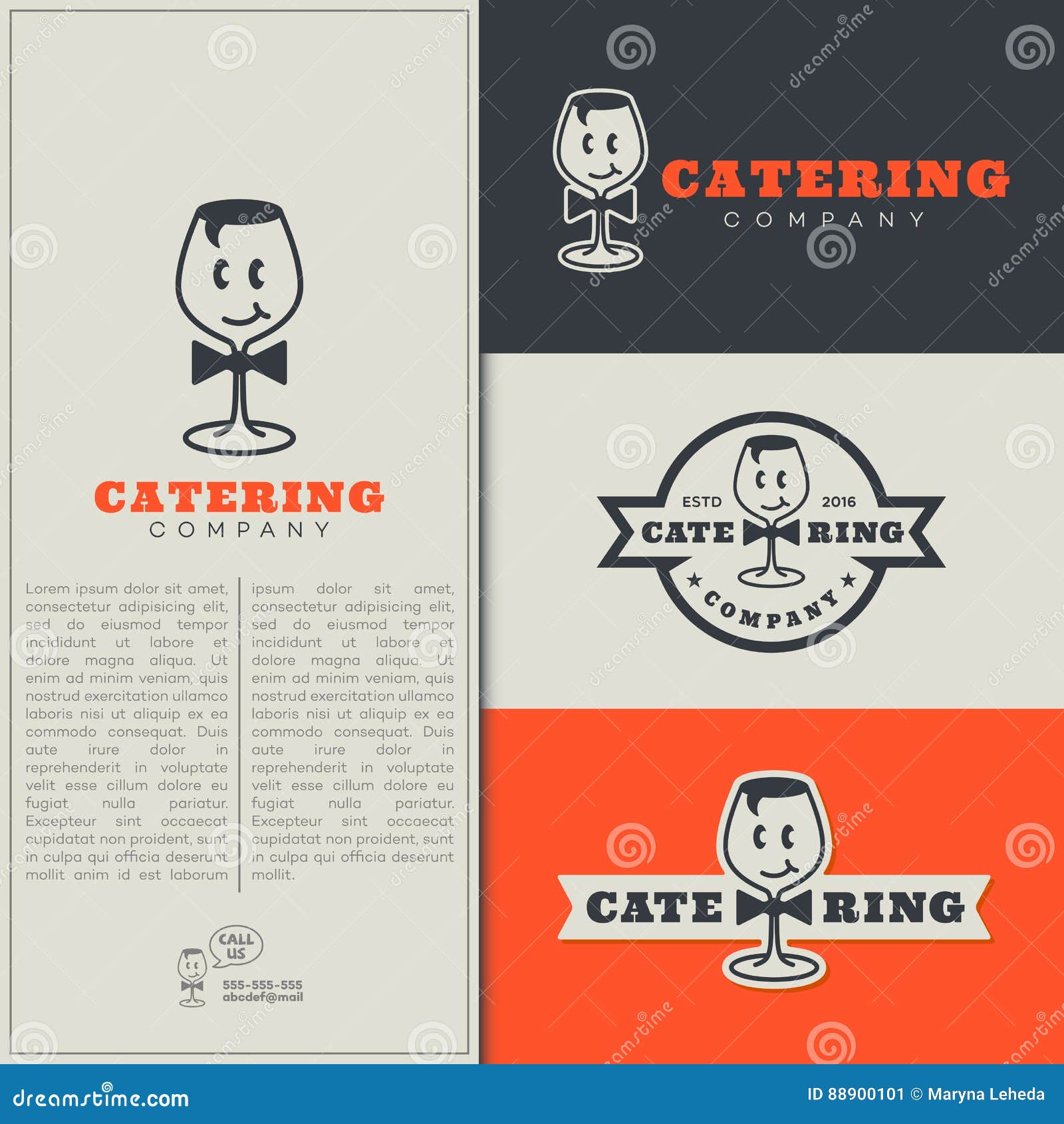 Logotipo da restauração ilustração do vetor. Ilustração de bebida ...