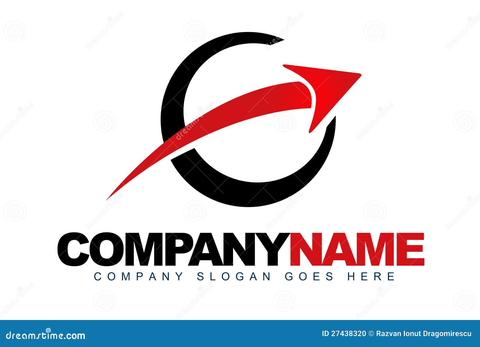 Logotipo da seta ilustração stock. Ilustração de projeto - 27438320