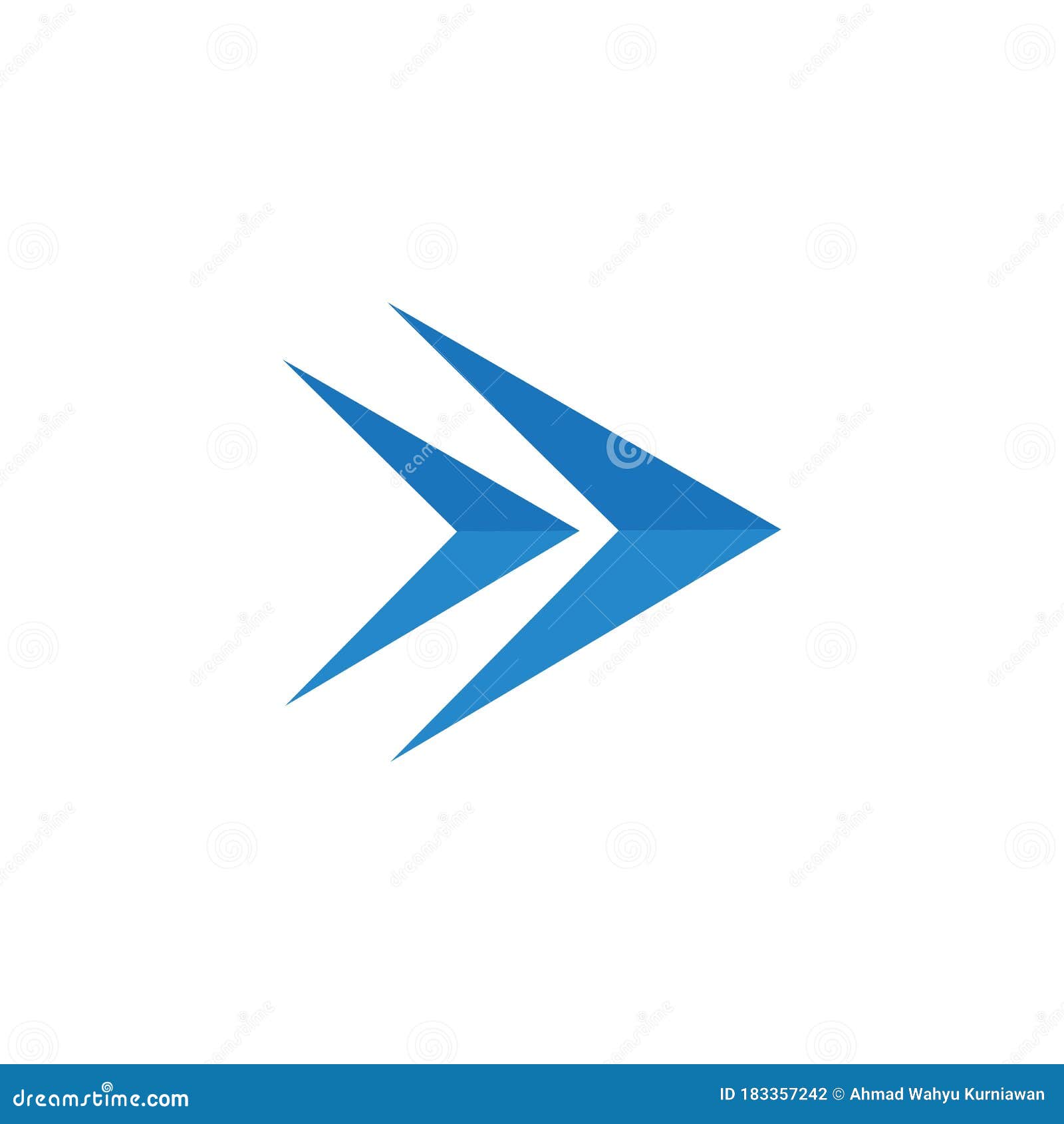 Logotipo da seta ilustração do vetor. Ilustração de creativo - 183357242