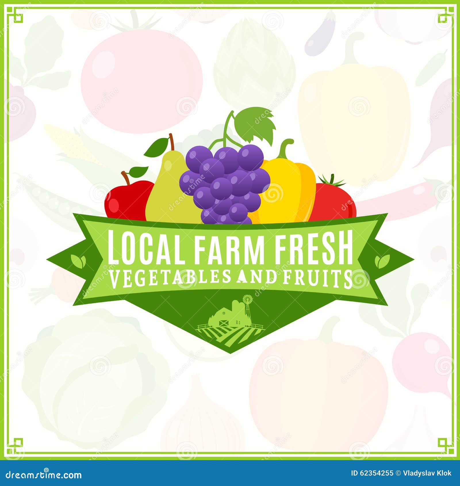 Logotipo Das Frutas E Legumes, ícones Das Frutas E Legumes E Desi ...