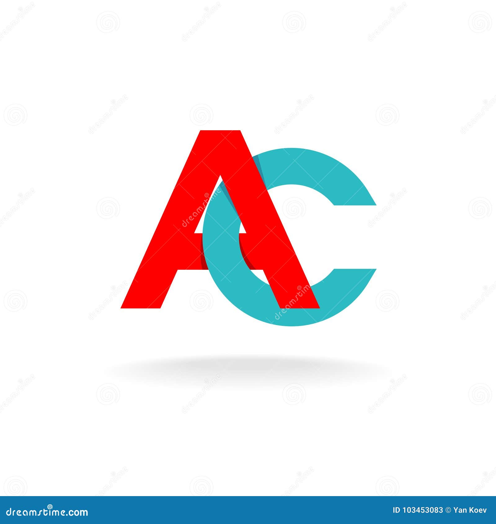 Logotipo Das Letras De a E De C Ilustração do Vetor - Ilustração de ...