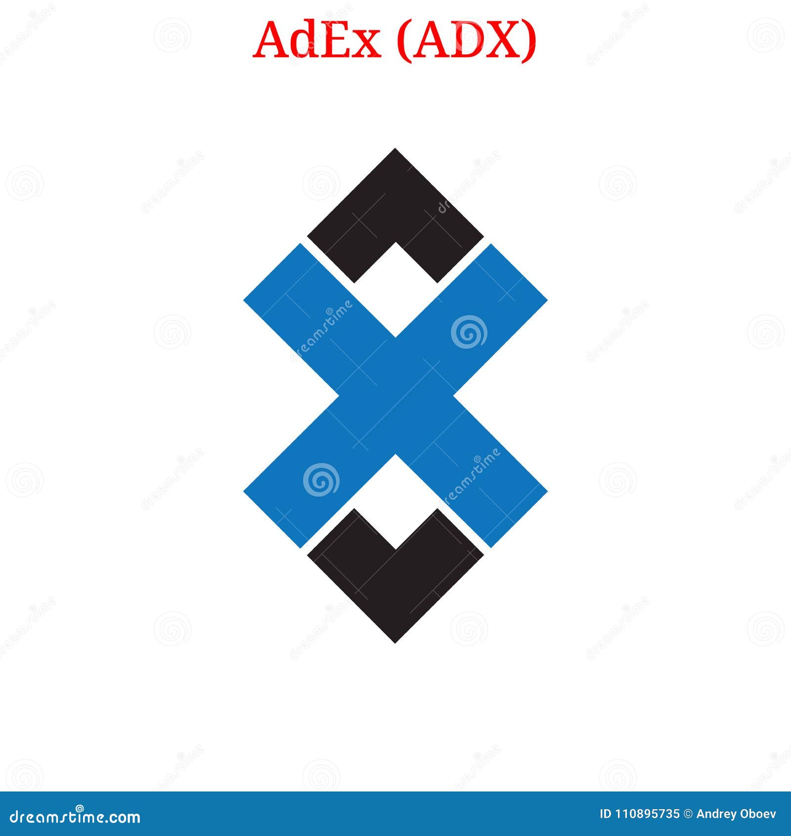 Logotipo De AdEx ADX Del Vector Ilustración del Vector - Ilustración de ...