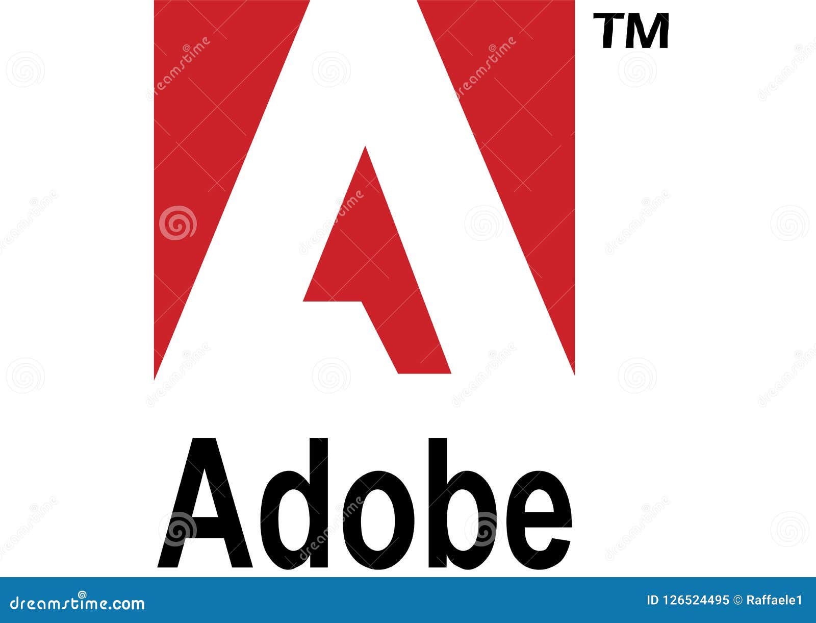 Logotipo de Adobe imagen editorial. Ilustración de adobe - 126524495